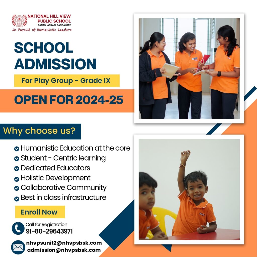 National Hill View Public School Banashankari - Unit II - National Hill ...